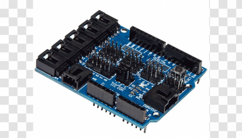 Microcontroller Transistor Electronic Component Electronics Engineering - Shield Arduino ...