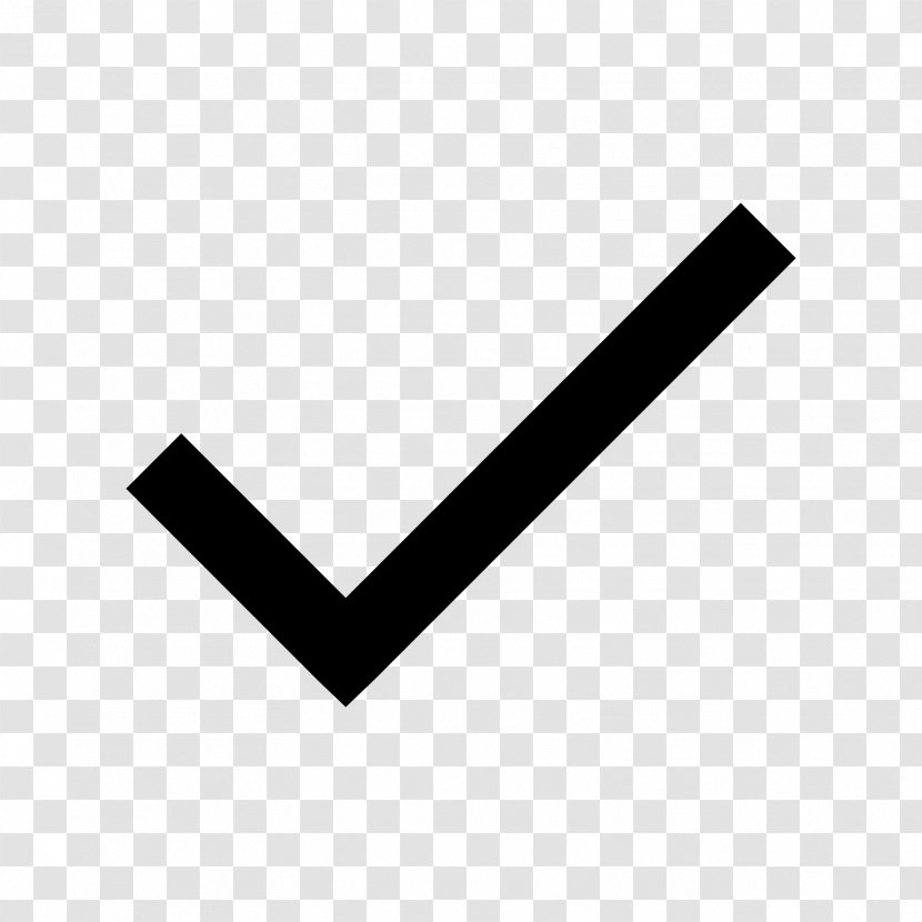 Check Mark Text Tick Box Transparent PNG