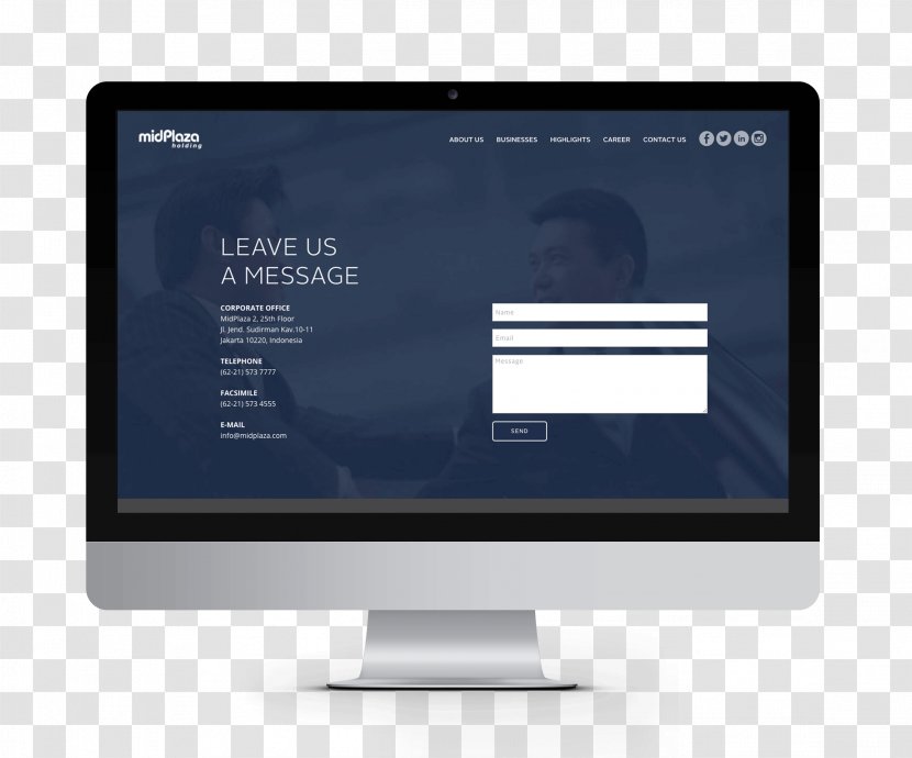 Computer Monitors MidPlaza Personal Output Device - Software Transparent PNG